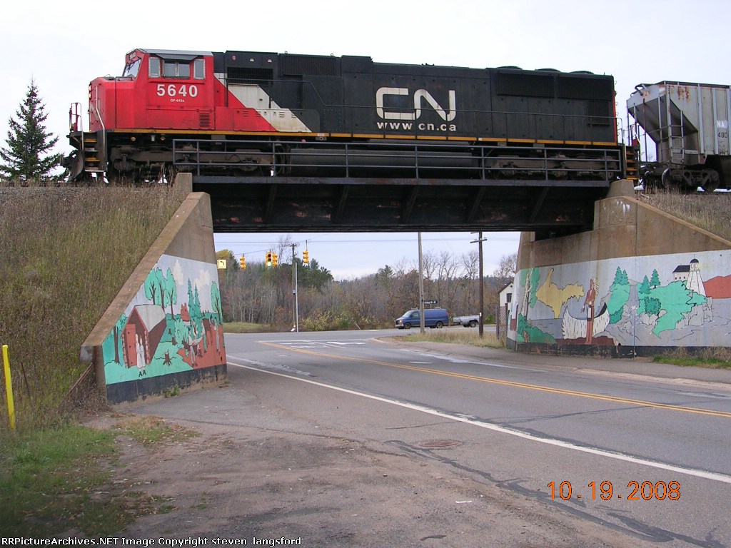 CN Crossing Above Lakeshore Drive